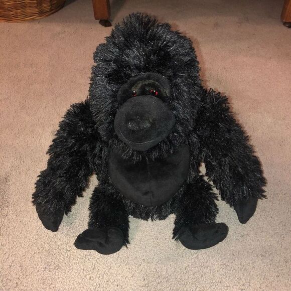 Gund | Toys | Vintagegund Black Gorilla Mightymo Plush Rare | Poshmark